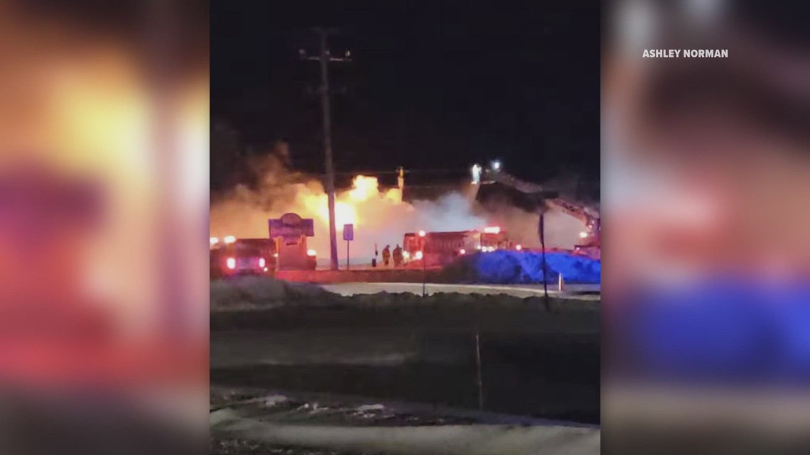 Fire destroys part of the Bluebird Motel in Machias | newscentermaine.com