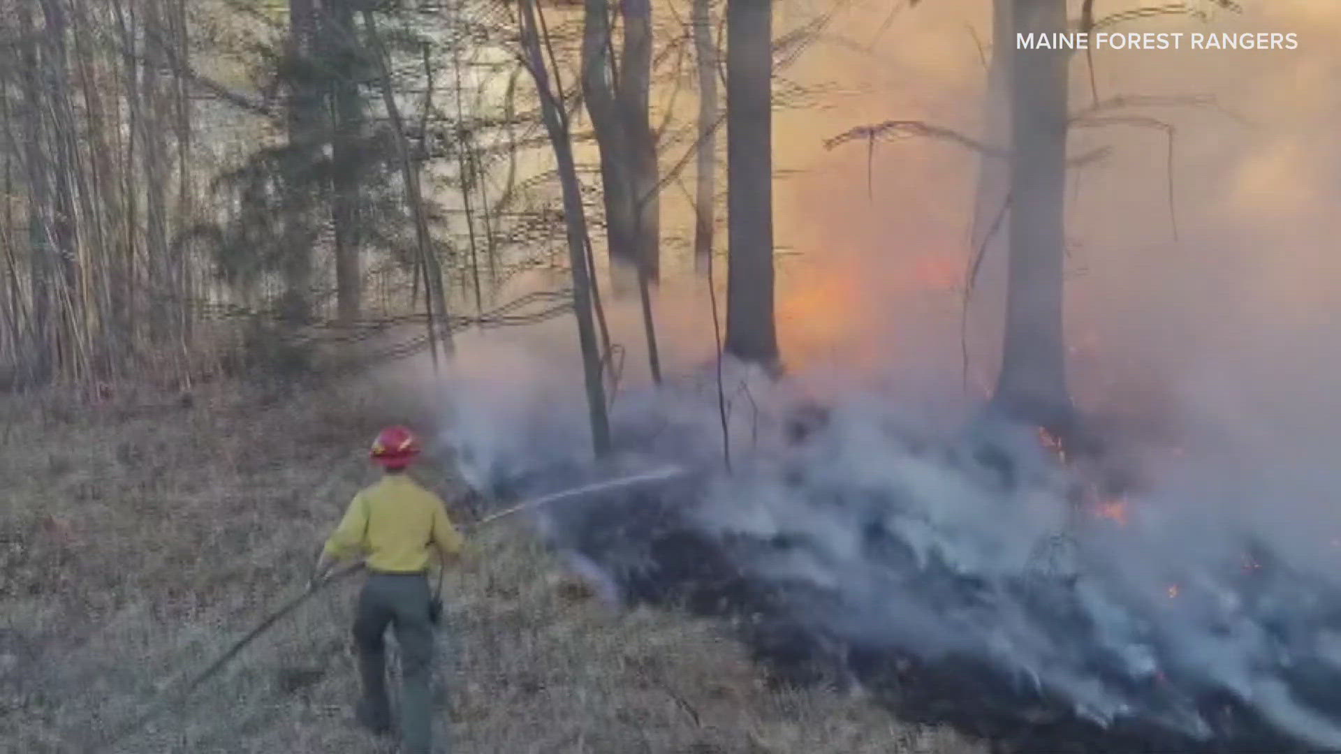 Maine Forest Service fire danger map shows daily fire risk in parts of ...