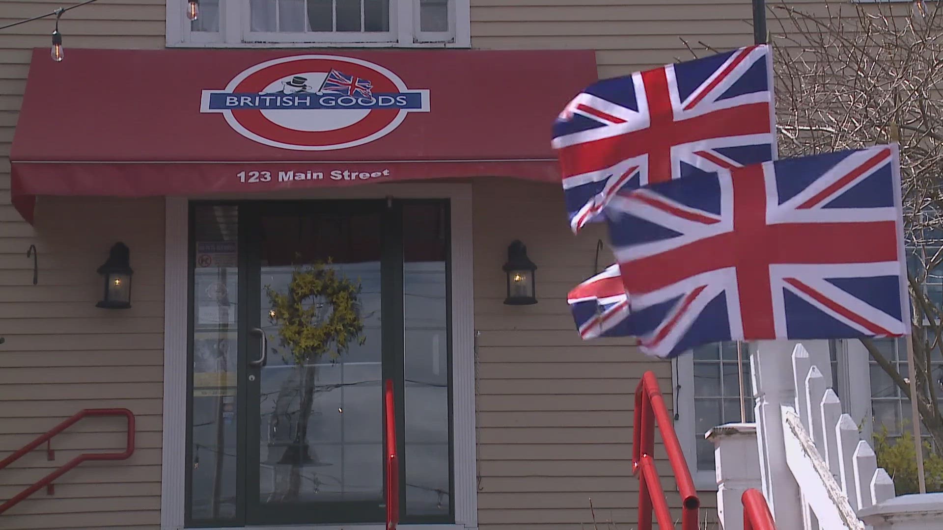 British Goods Store in Freeport prepares for party during coronation ...