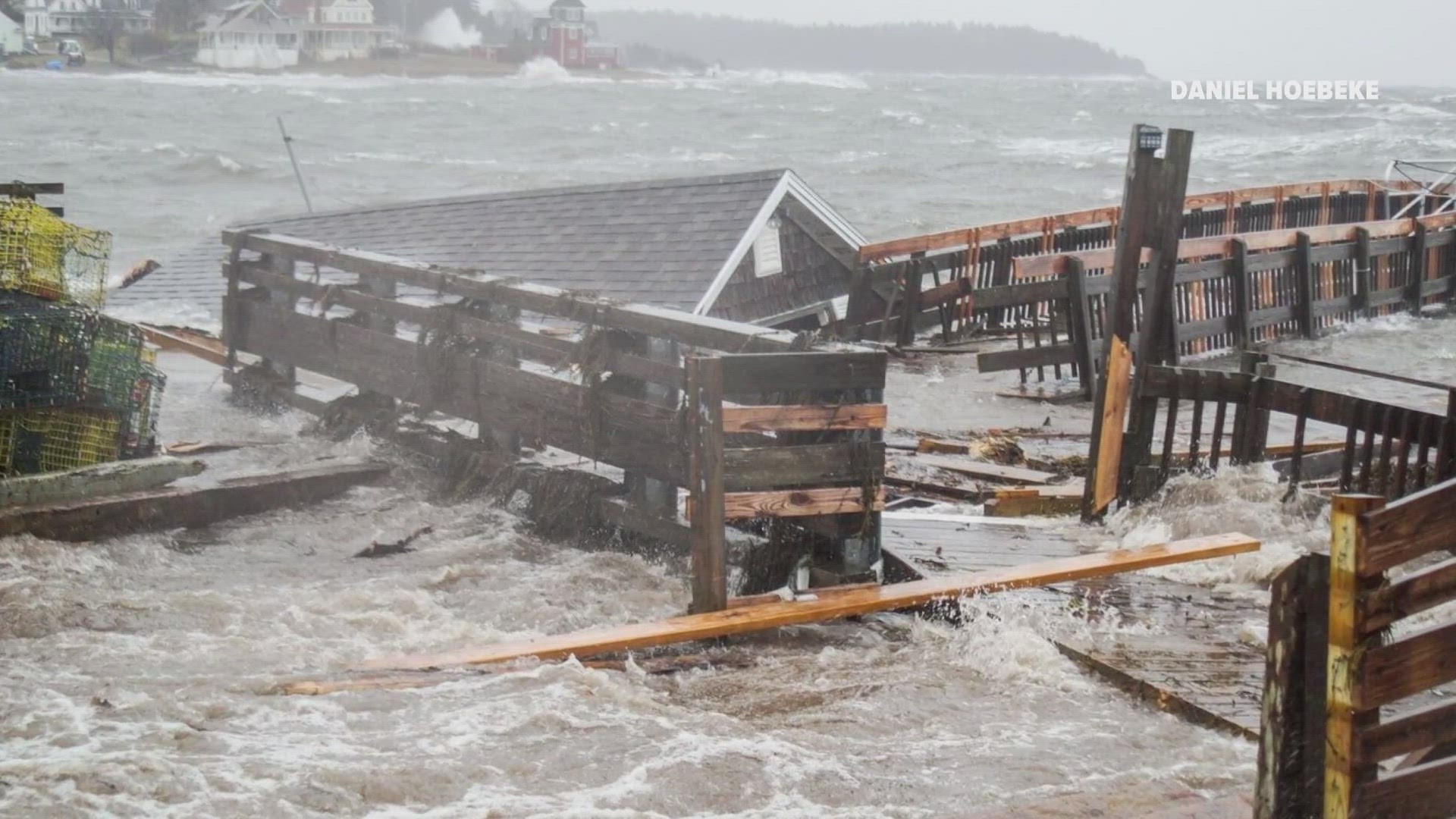 Destructive storm tore apart docks, waterfront buildings in Harpswell ...