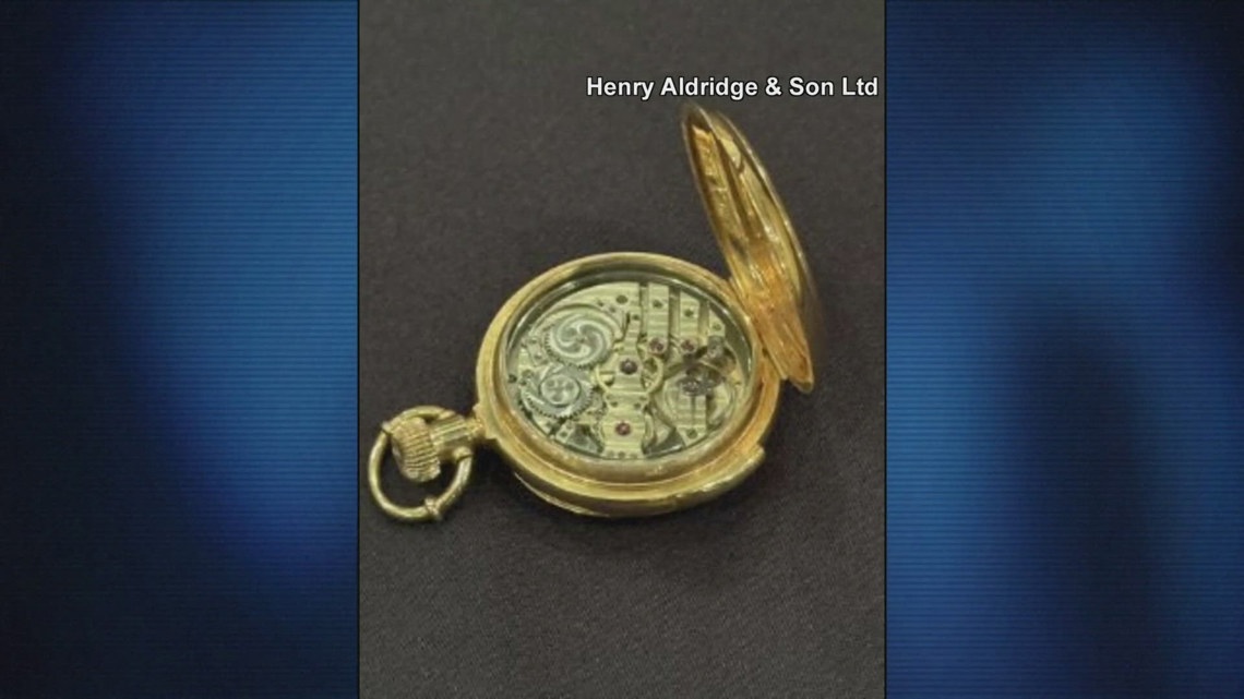 Titanic: Pocket watch belonging to first-class passenger sells at ...