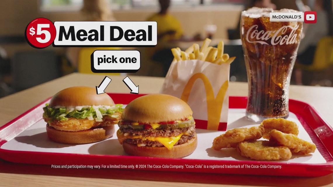 McDonald's launches $5 meal deal | newscentermaine.com