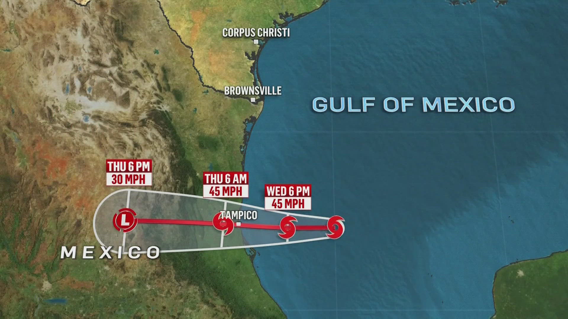 Alberto: First tropical storm of hurricane season forms in Gulf of ...