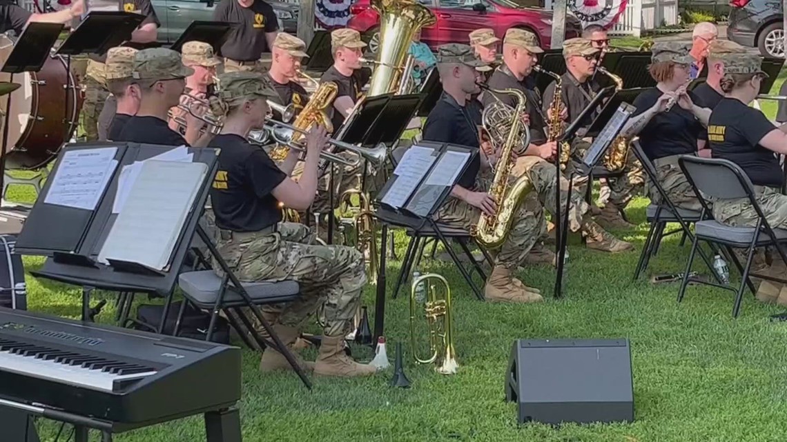 195th Maine Army National Guard Band performs across the state ...