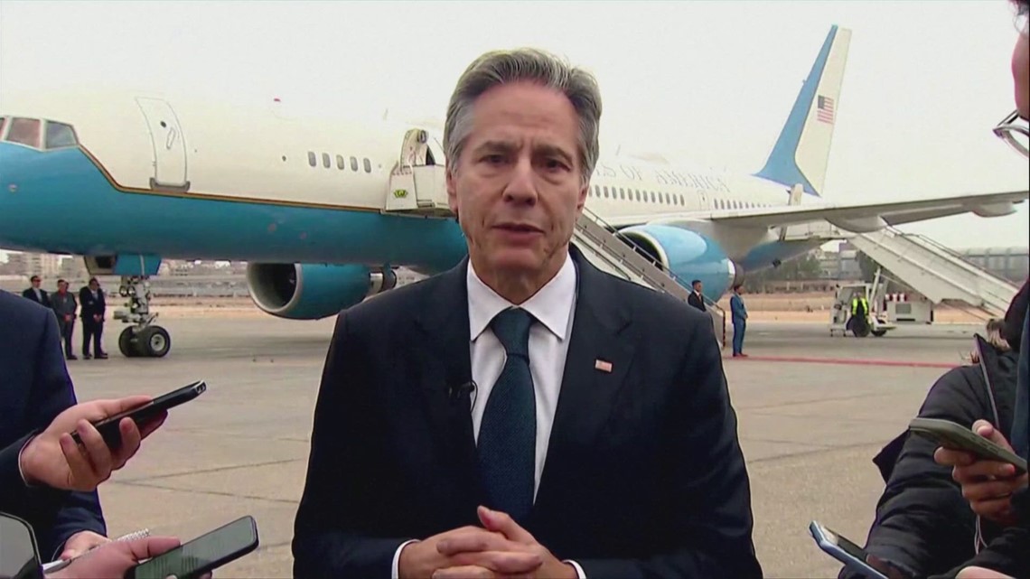 US secretary of state reiterates support for Israel in tour of Middle ...