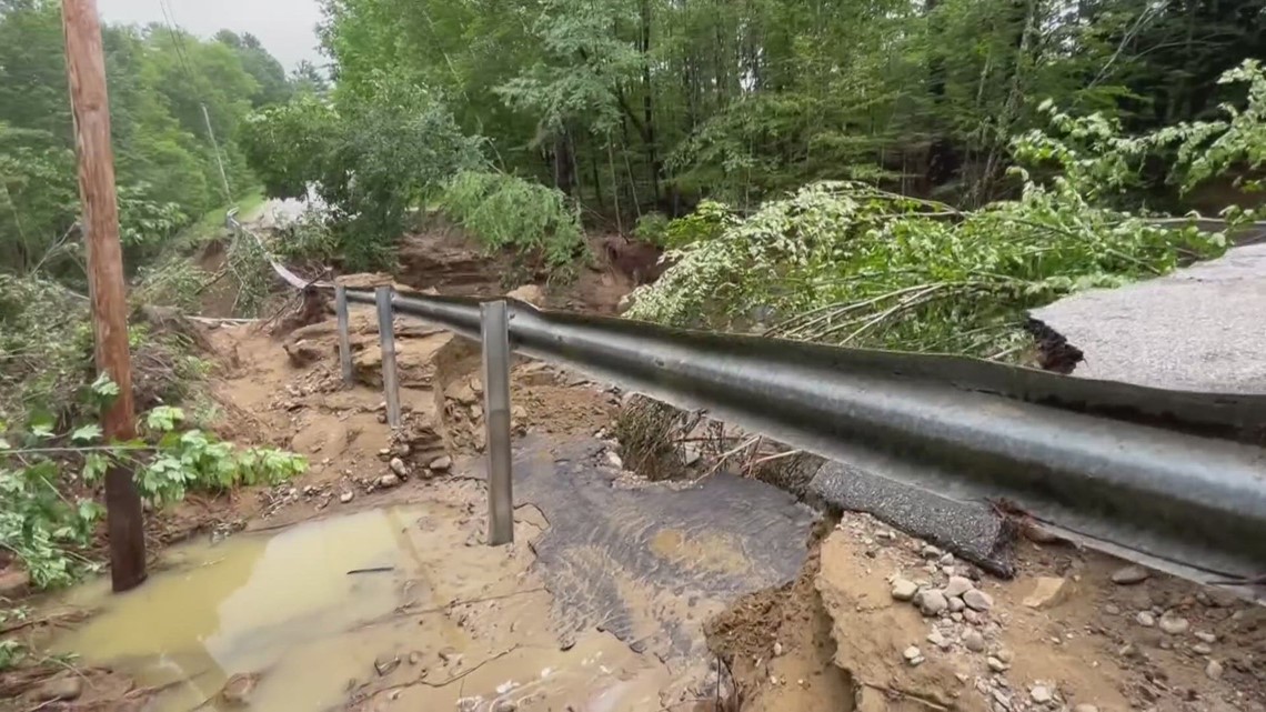 Firefighters rescue cars, workers find new paths to town after Jay ...