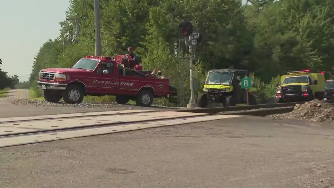 Amtrak train catches fire in York County | newscentermaine.com