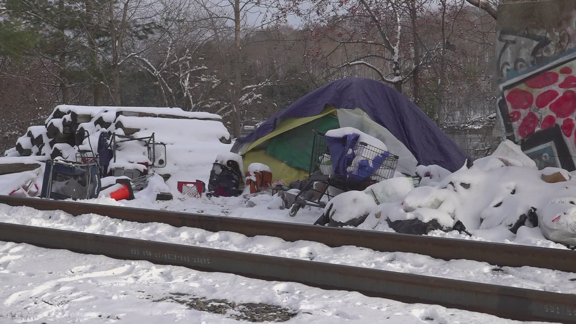 Bangor leaders halt plans to clear homeless encampment ...