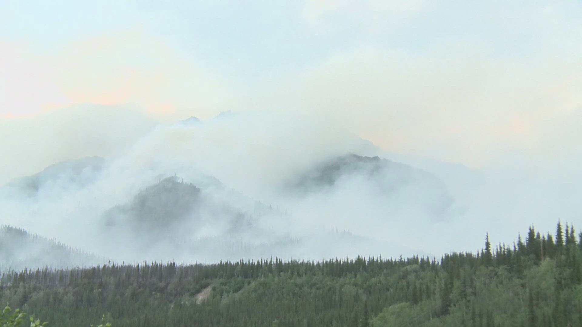 Wildfire burns near Denali National Park entrance in Alaska ...
