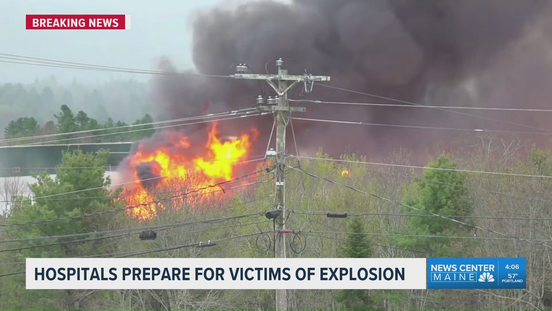 Updates On The Robbins Lumber Explosion Fire Newscentermaine
