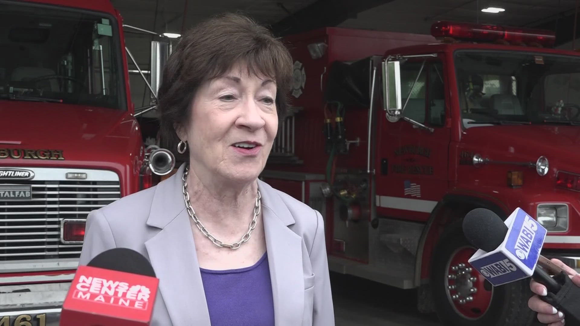 Sen. Susan Collins visits Newburgh Fire and Rescue's new station ...
