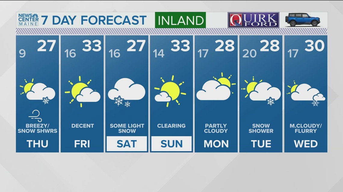 Maine Hourly Weather Forecast | Portland | Bangor | newscentermaine.com