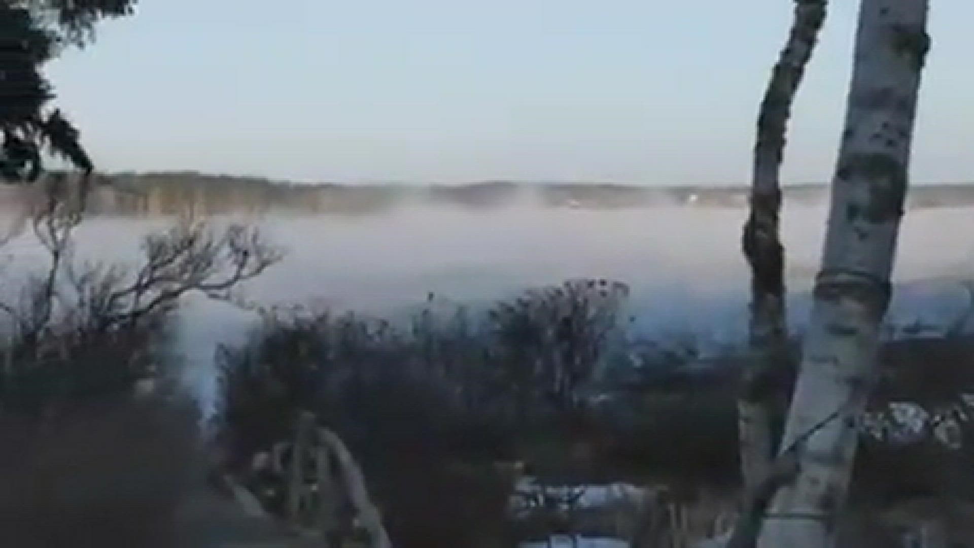 John's Bay Smoke on the water | newscentermaine.com