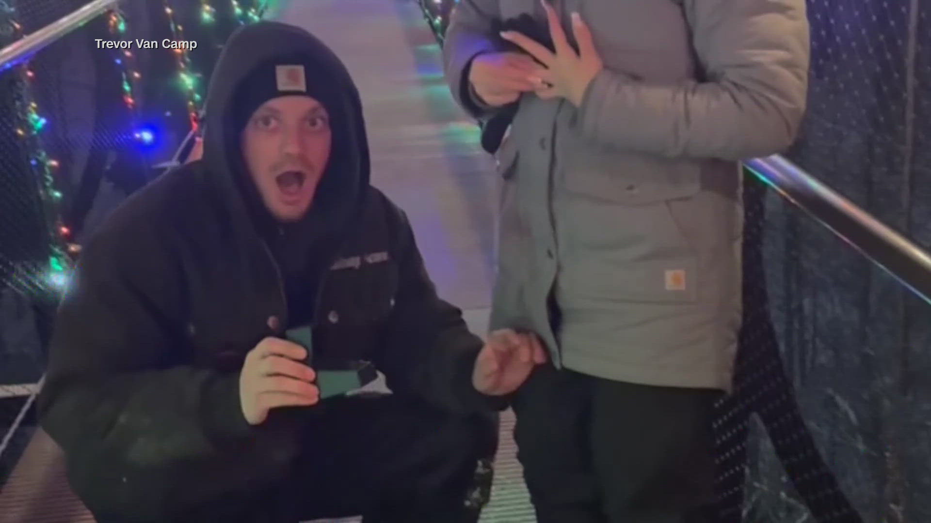 Lost engagement ring found after falling off skybridge ...