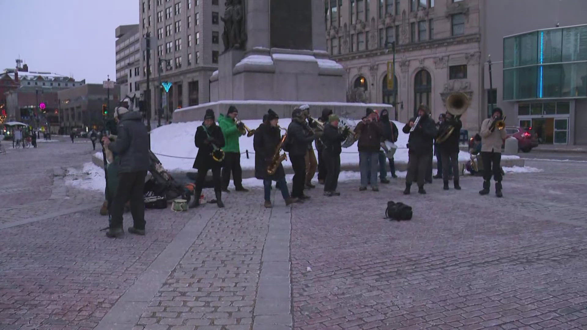ICE protest underway in Downtown Portland, Maine | newscentermaine.com
