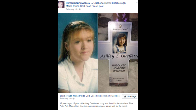 Cold Case: Ashley Ouellette, 15, was found dead in 1999 ...