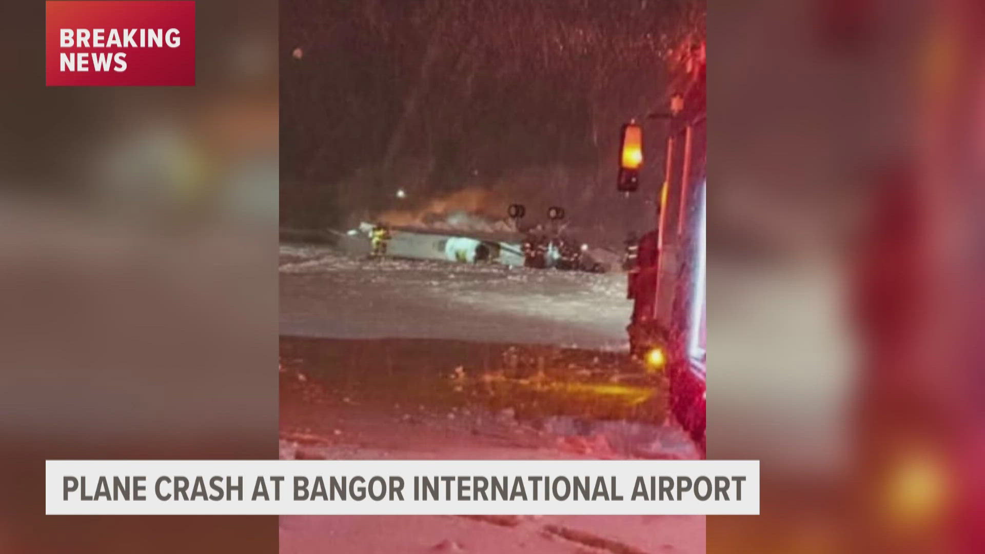 Press Conference: Plane crash at Bangor International Airport ...