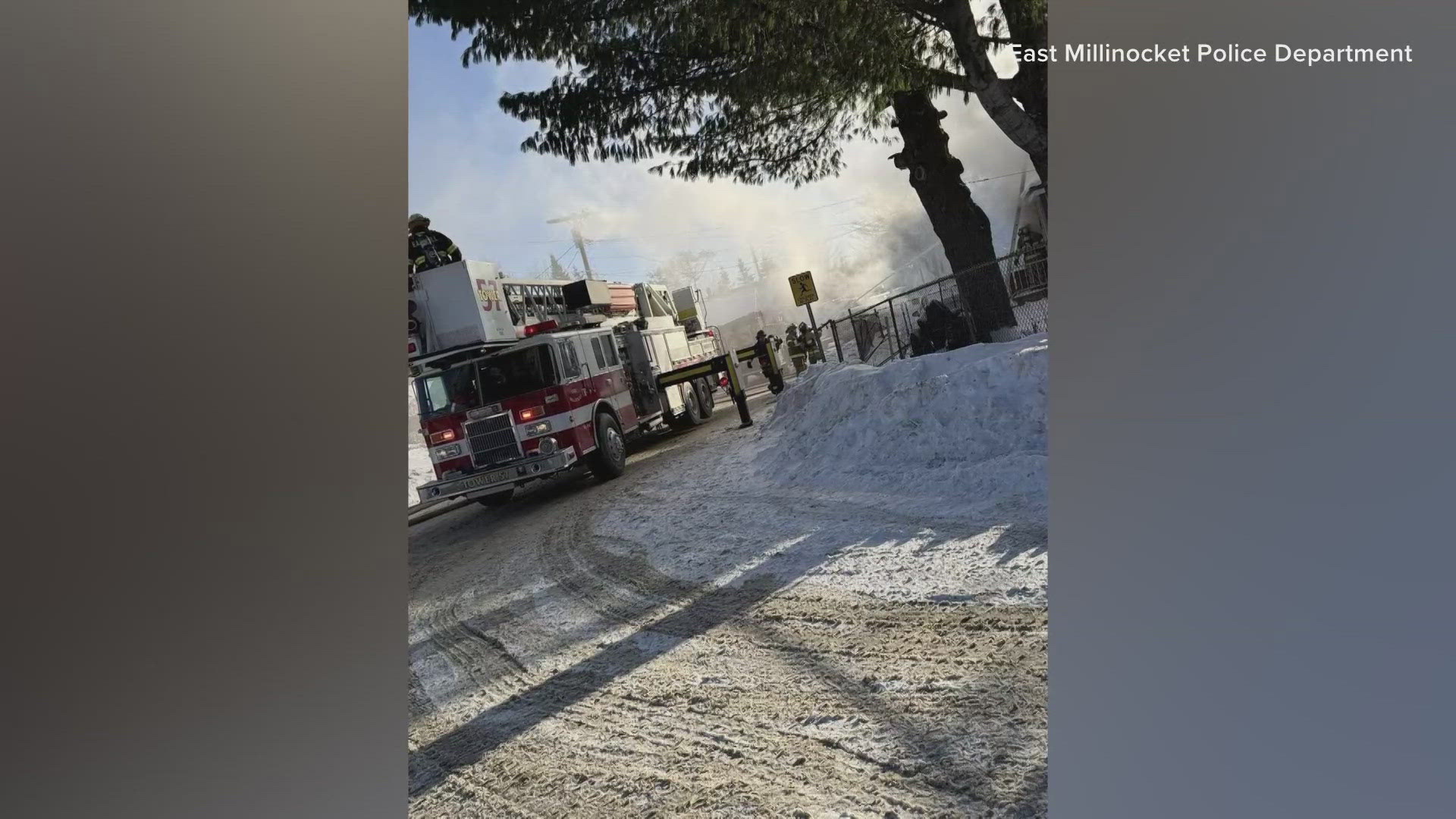 Crews battle a structure fire in Millinocket | newscentermaine.com
