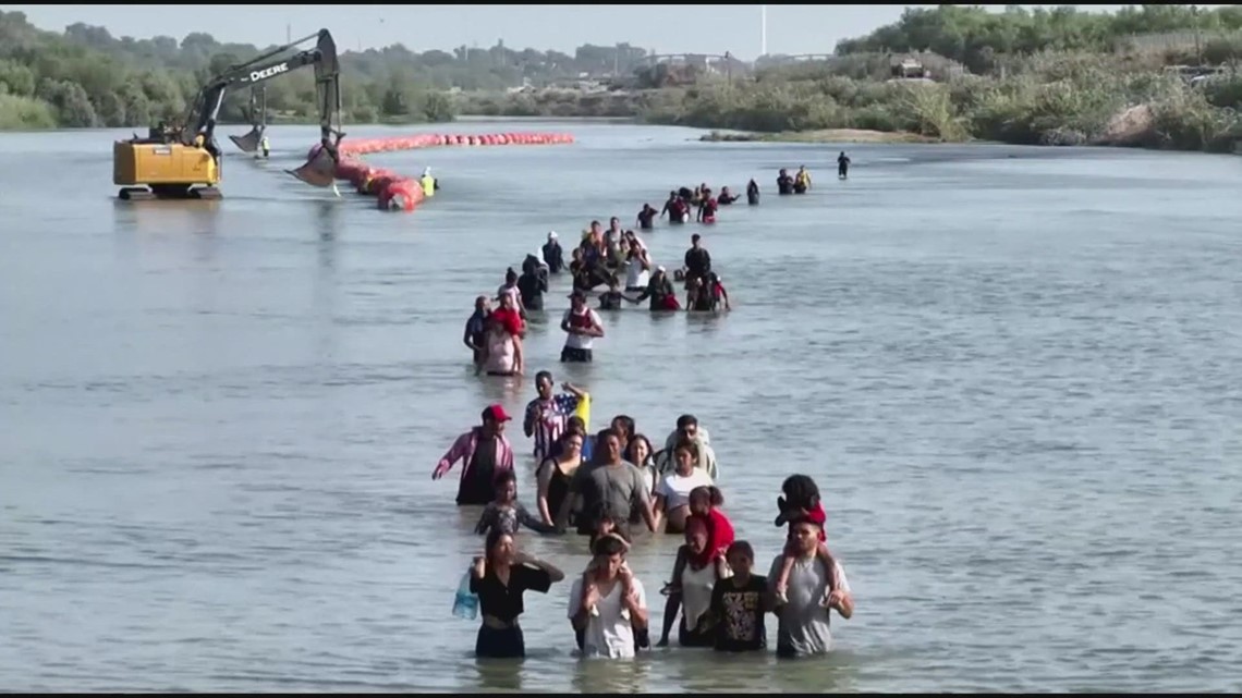 Migrants are swimming past barriers meant to keep them out of Texas ...