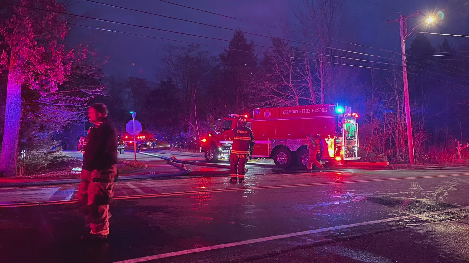 Firefighters respond to house fire on Red Oak Drive in Falmouth; no ...