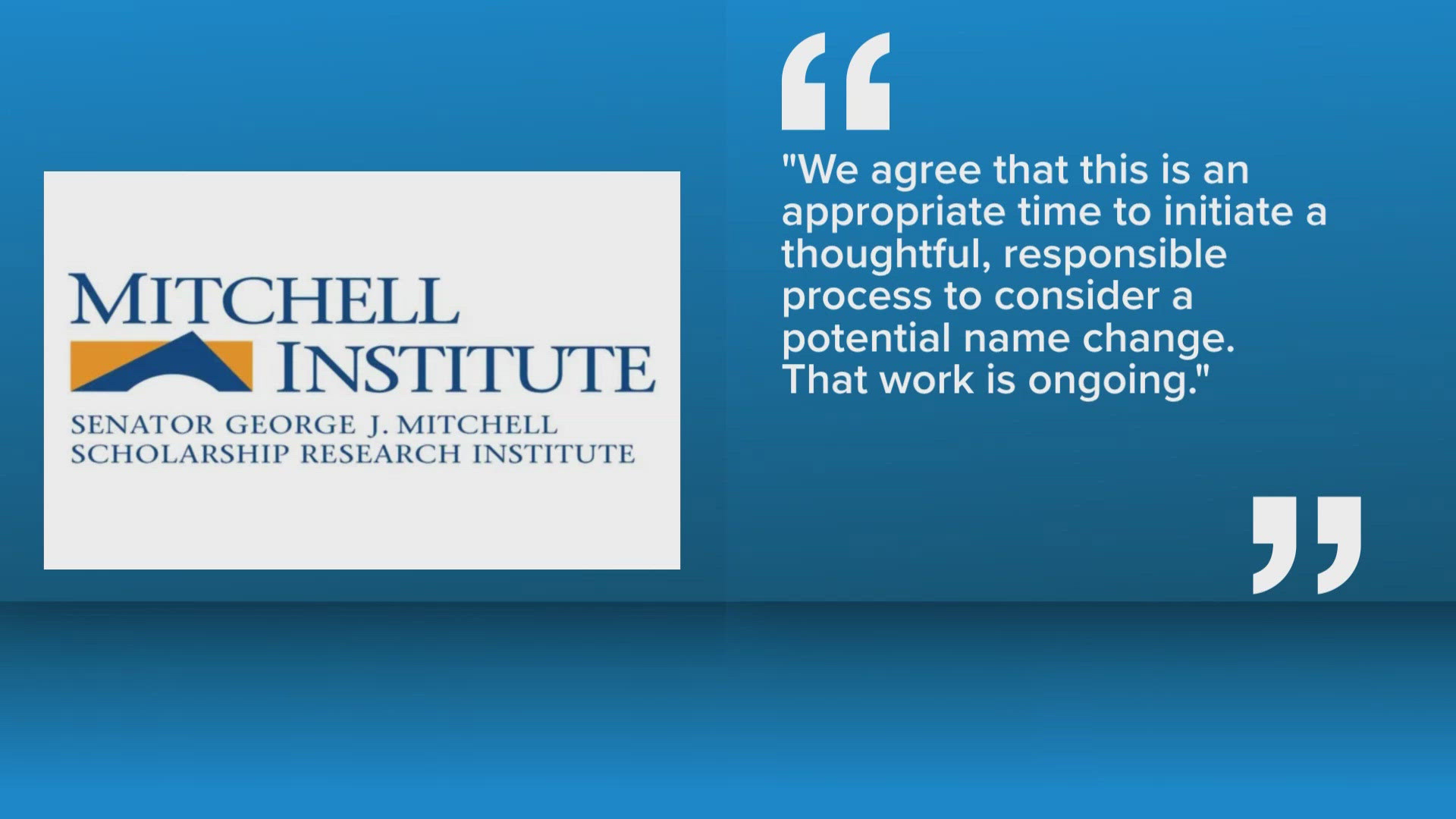 George Mitchell resigns; Institute considers name change after Epstein ...