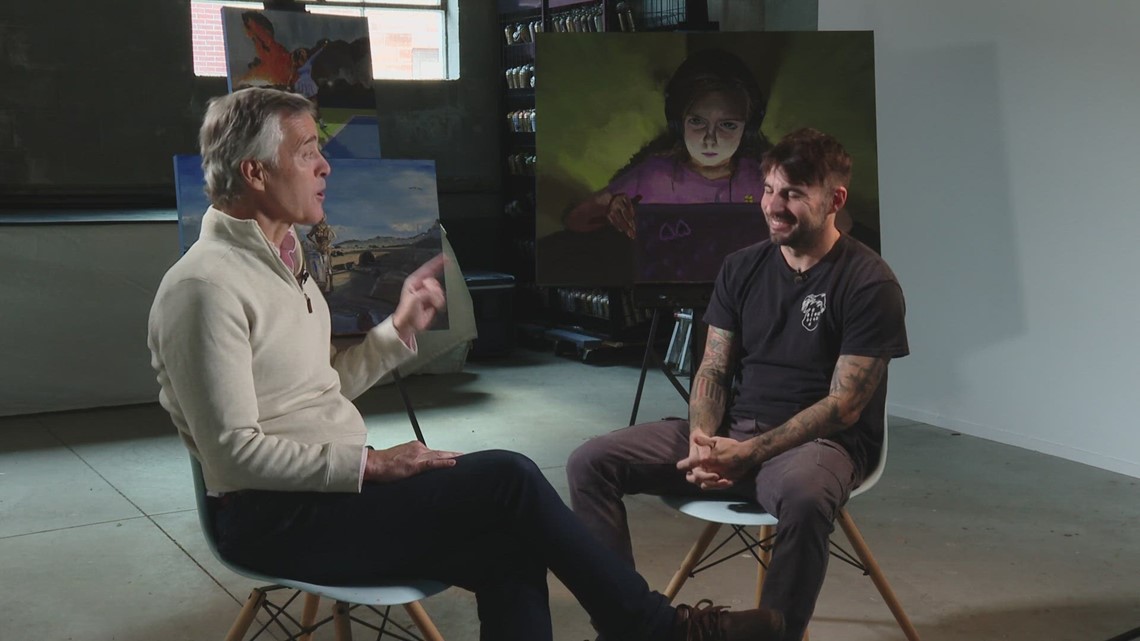 Maine rapper Spose tries his hand at painting | newscentermaine.com