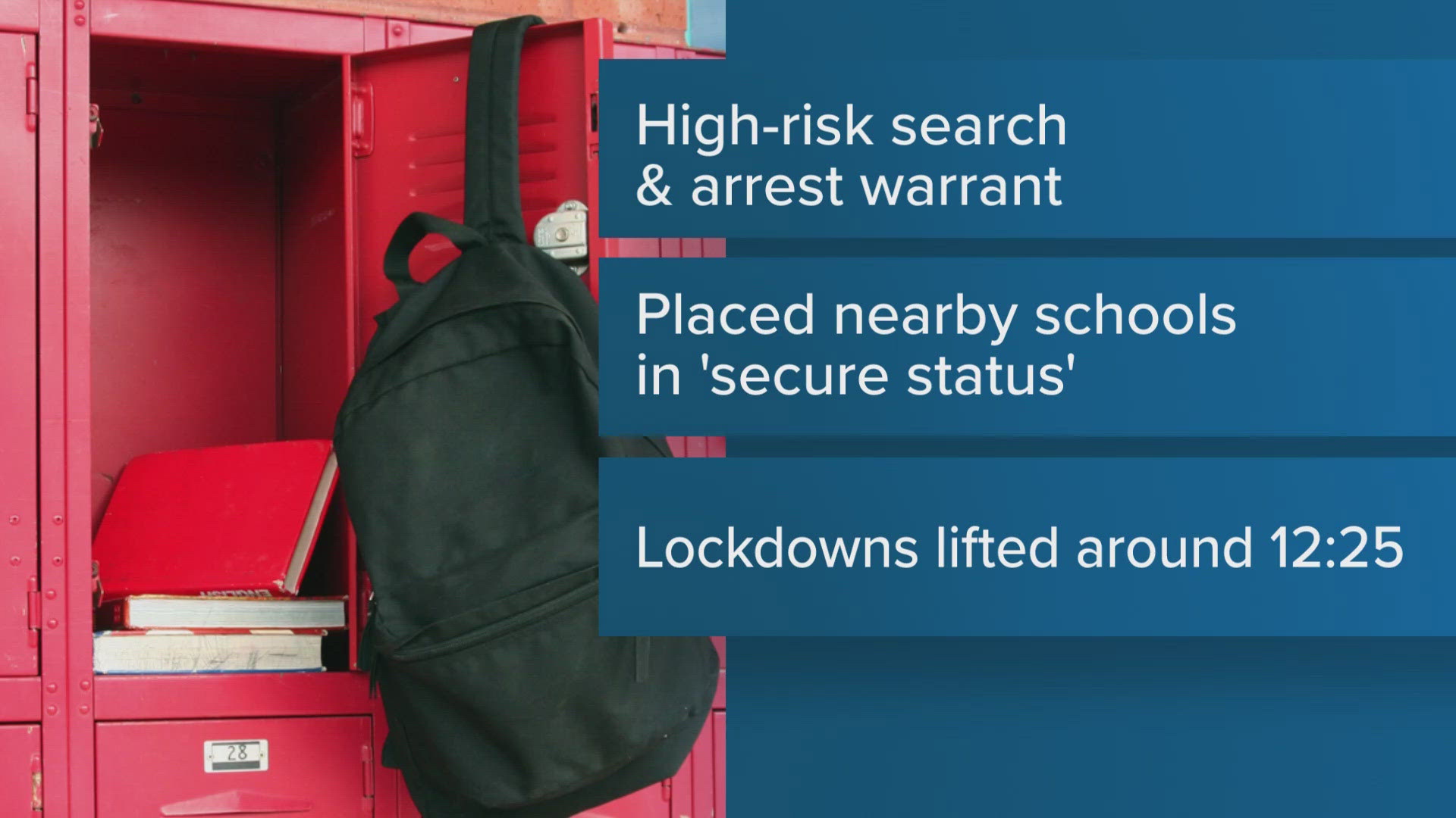 High-risk warrant prompts schools' "secure status" in Gorham ...