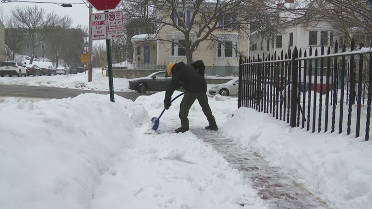 Maine and New Hampshire snow totals for storm on Thursday, February 13 ...
