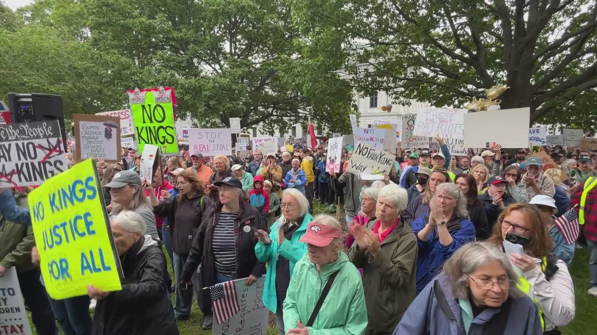 No Kings: Crowds pack Portland streets to protest Trump administration ...