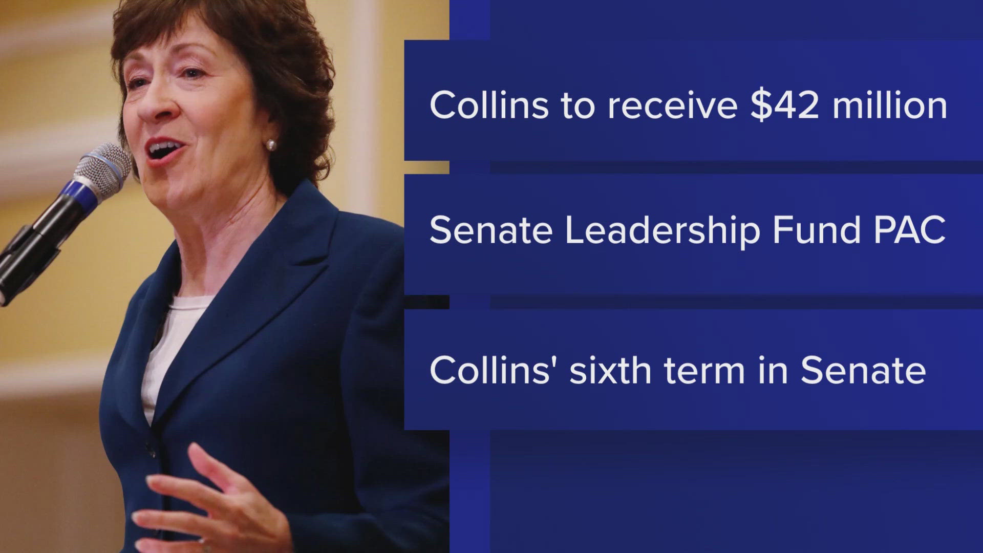 Susan Collins to get huge campaign cash infusion from Republican ...