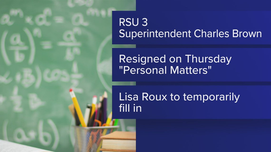 RSU 3 superintendent resigns | newscentermaine.com