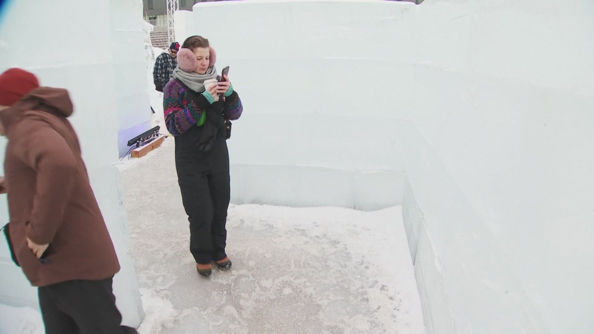 World record-breaking ice maze in Minnesota | newscentermaine.com