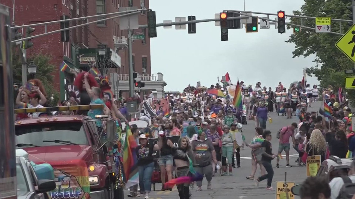 Thousands gather to celebrate Pride with Bangor parade ...