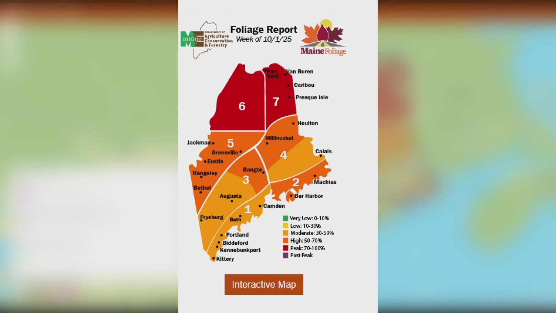 Foliage report: Northern Maine reaches peak foliage | newscentermaine.com
