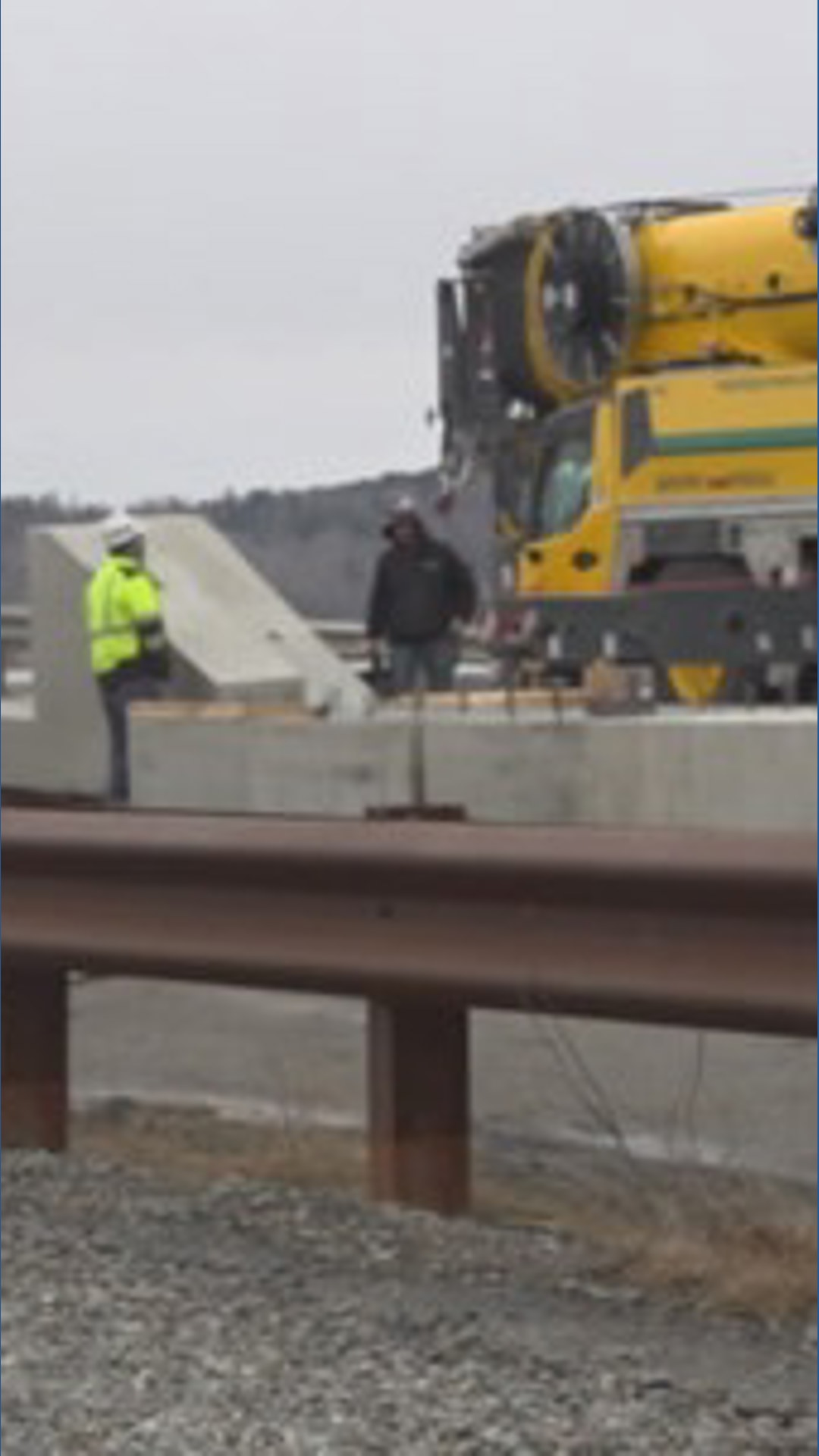 Machias Dike bridge along Route 1 under construction | newscentermaine.com