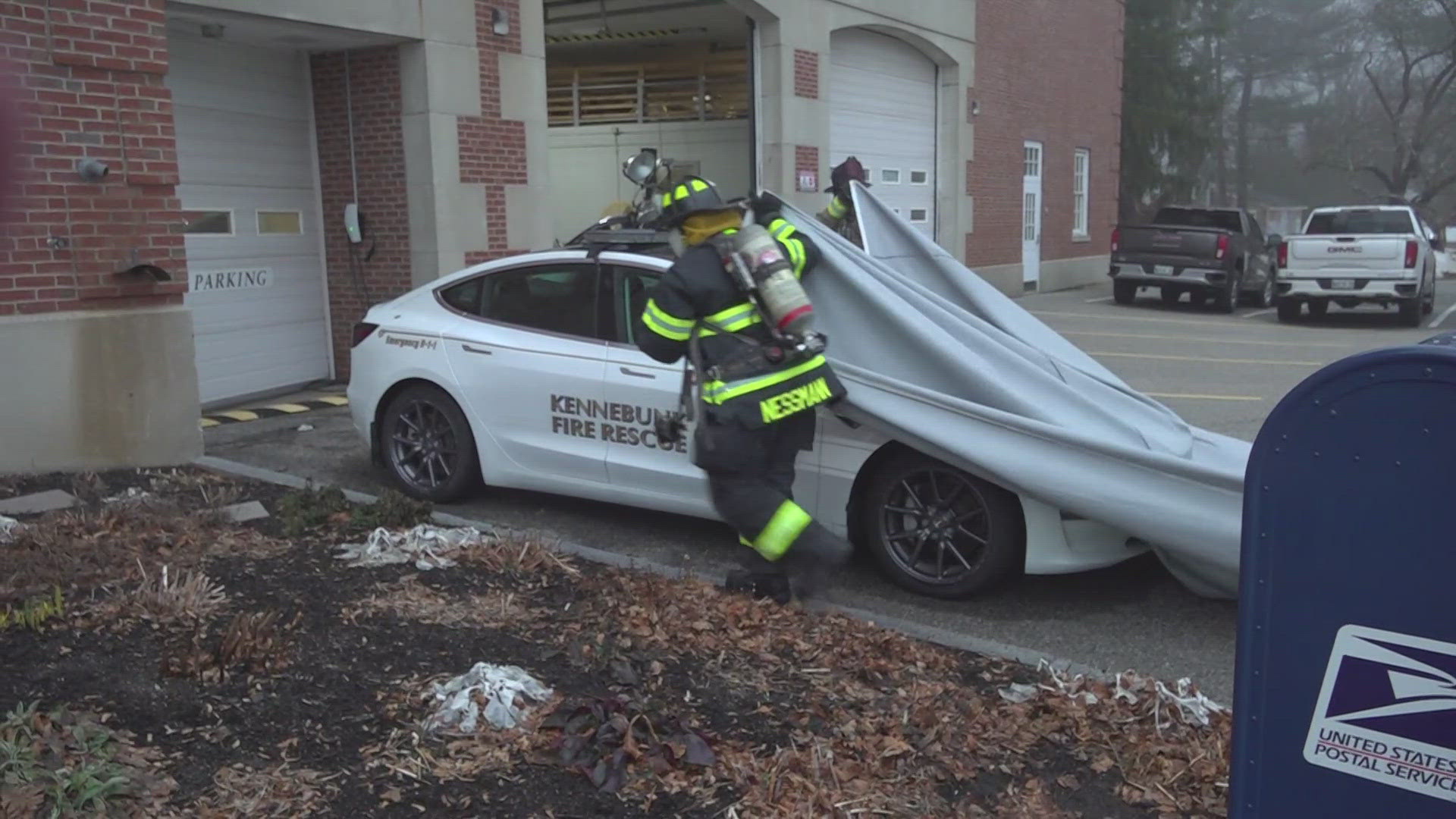 Southern Maine fire departments use new blankets to tackle electric ...