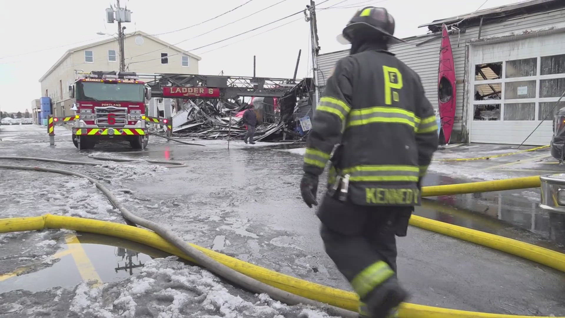 Officials say cause of Portland fire not likely to be determined due to ...