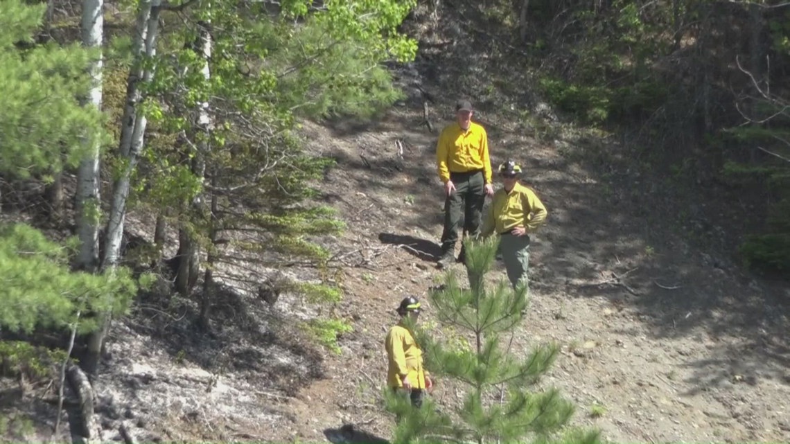 Dover-Foxcroft wildfire burns nearly three acres of woods ...
