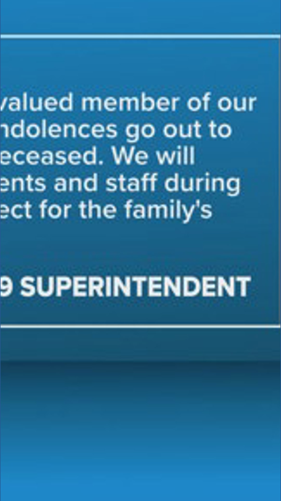 MSAD 59 cancels classes after death in district community ...