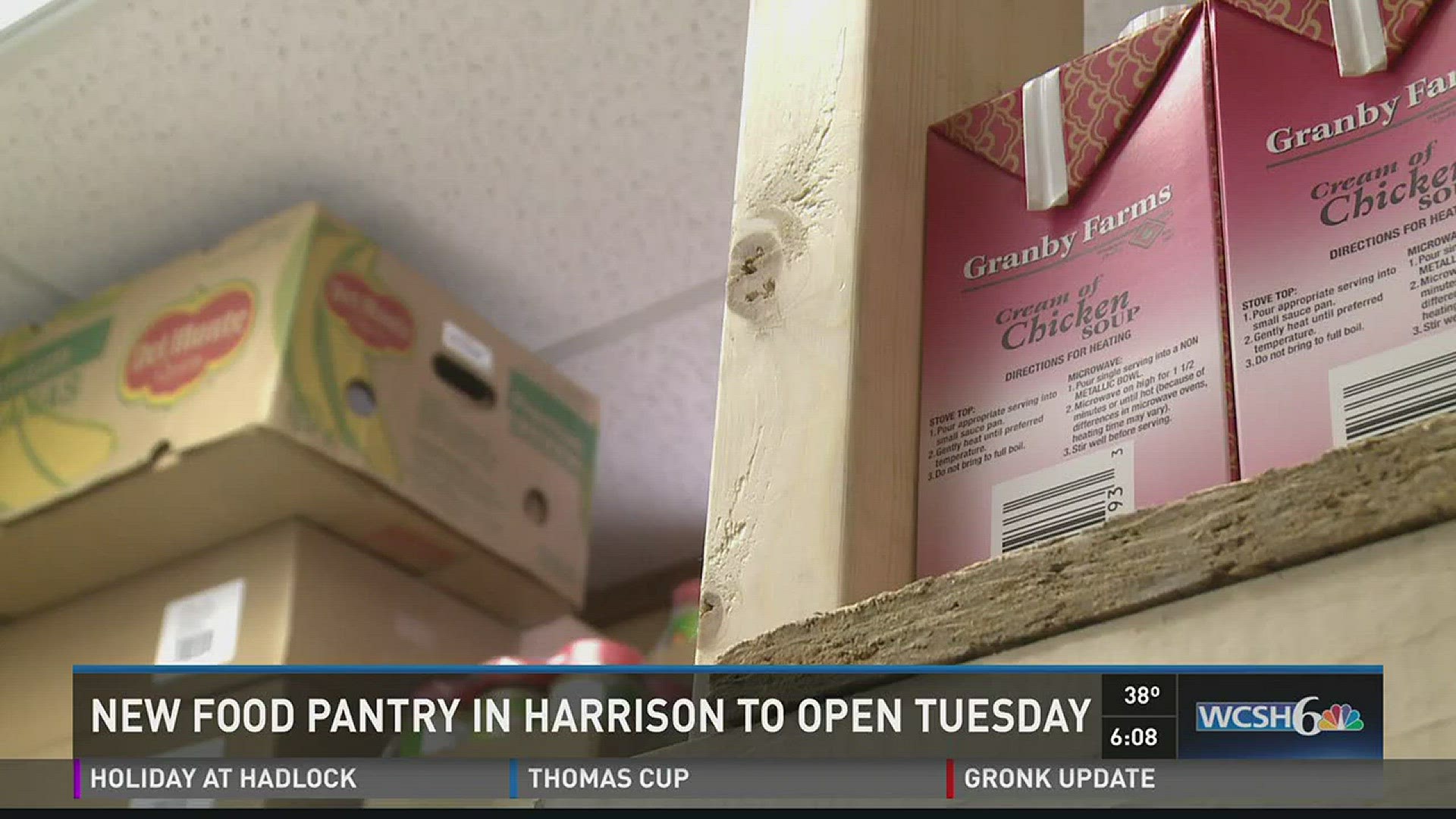 Man helps open new food pantry in Harrison | newscentermaine.com