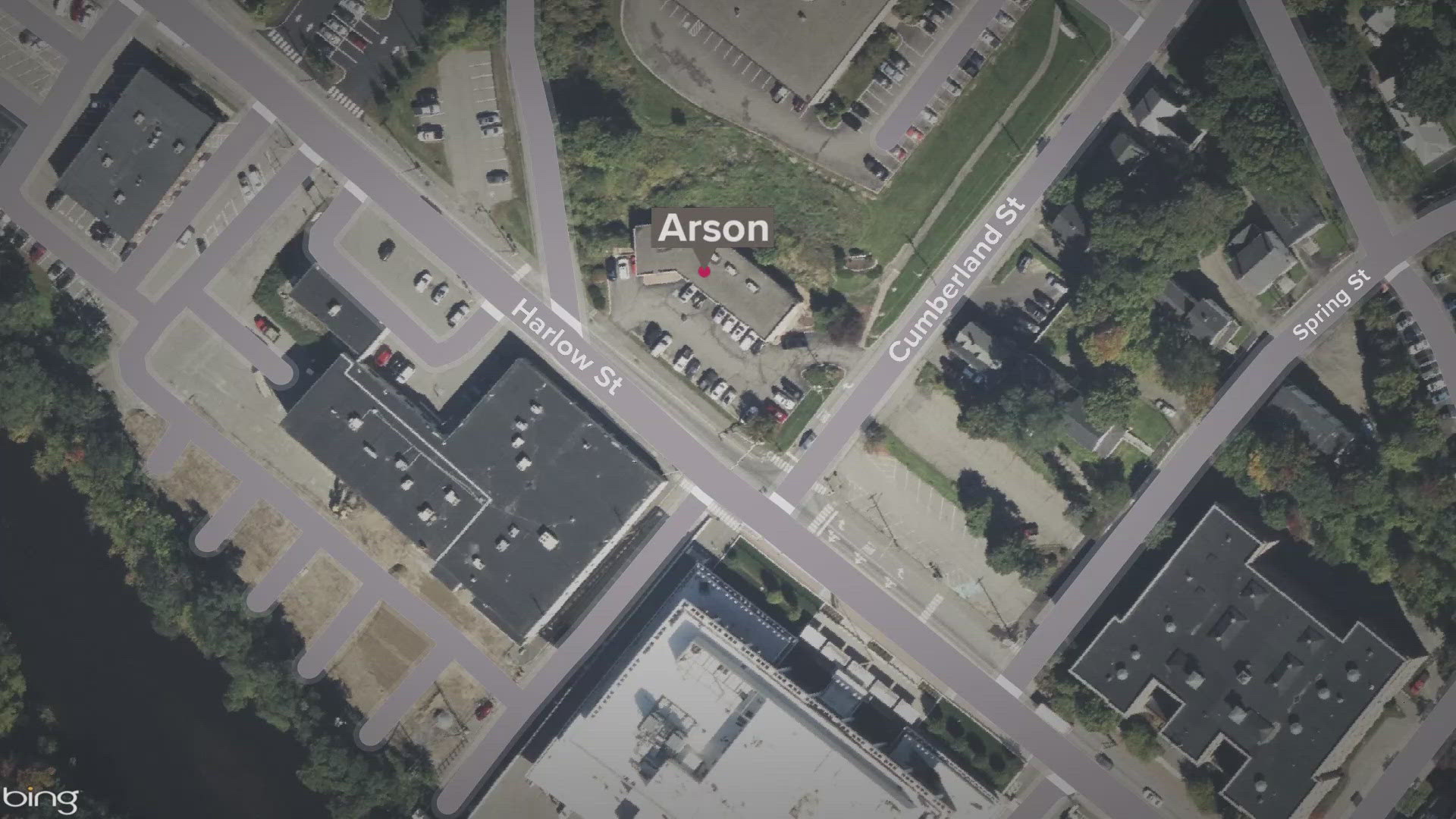 Arrest made in fire at Bangor Braces on Harlow Street in Bangor, Maine ...