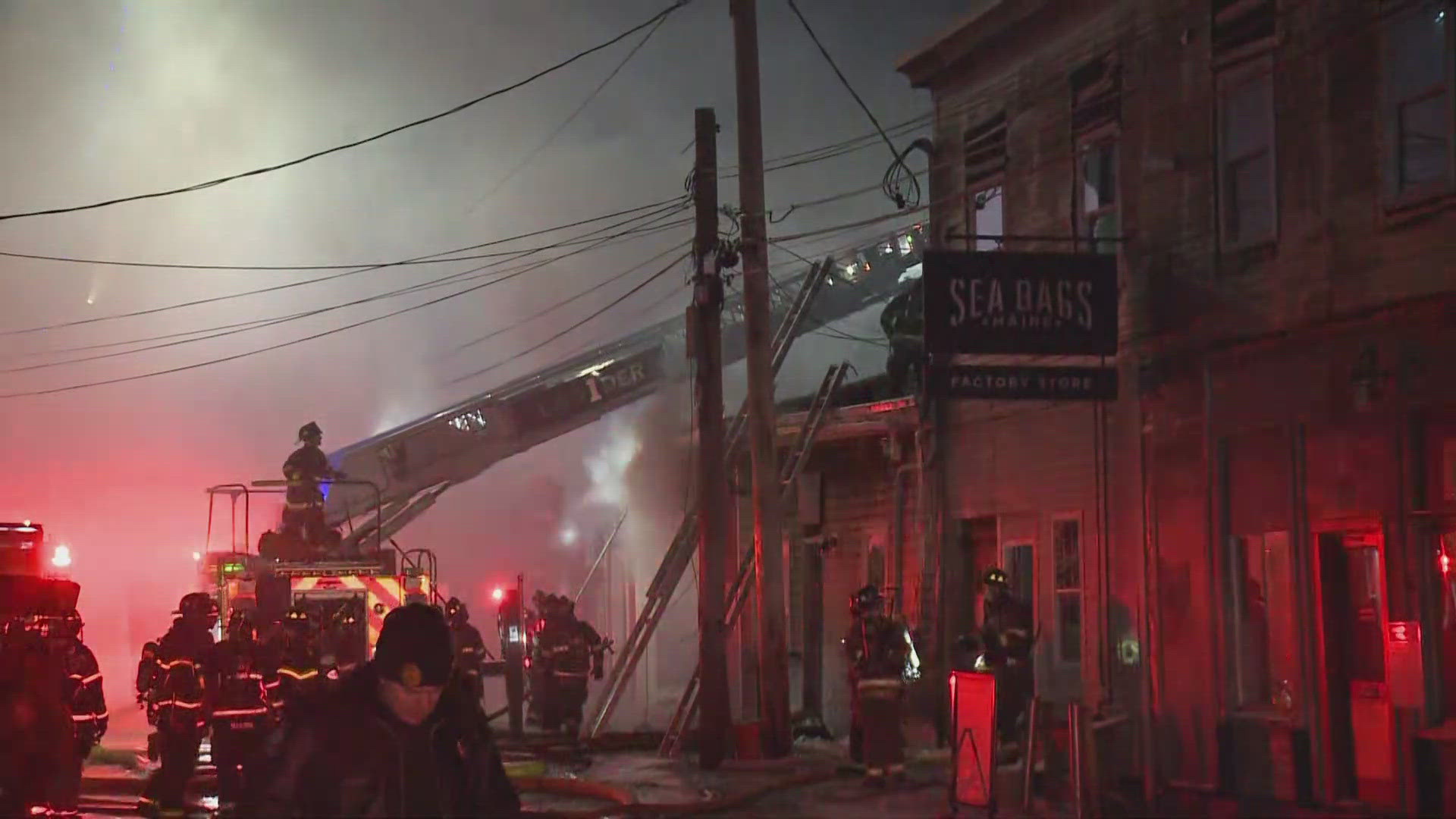 Large fire at Custom House Wharf in Portland results in total loss of ...