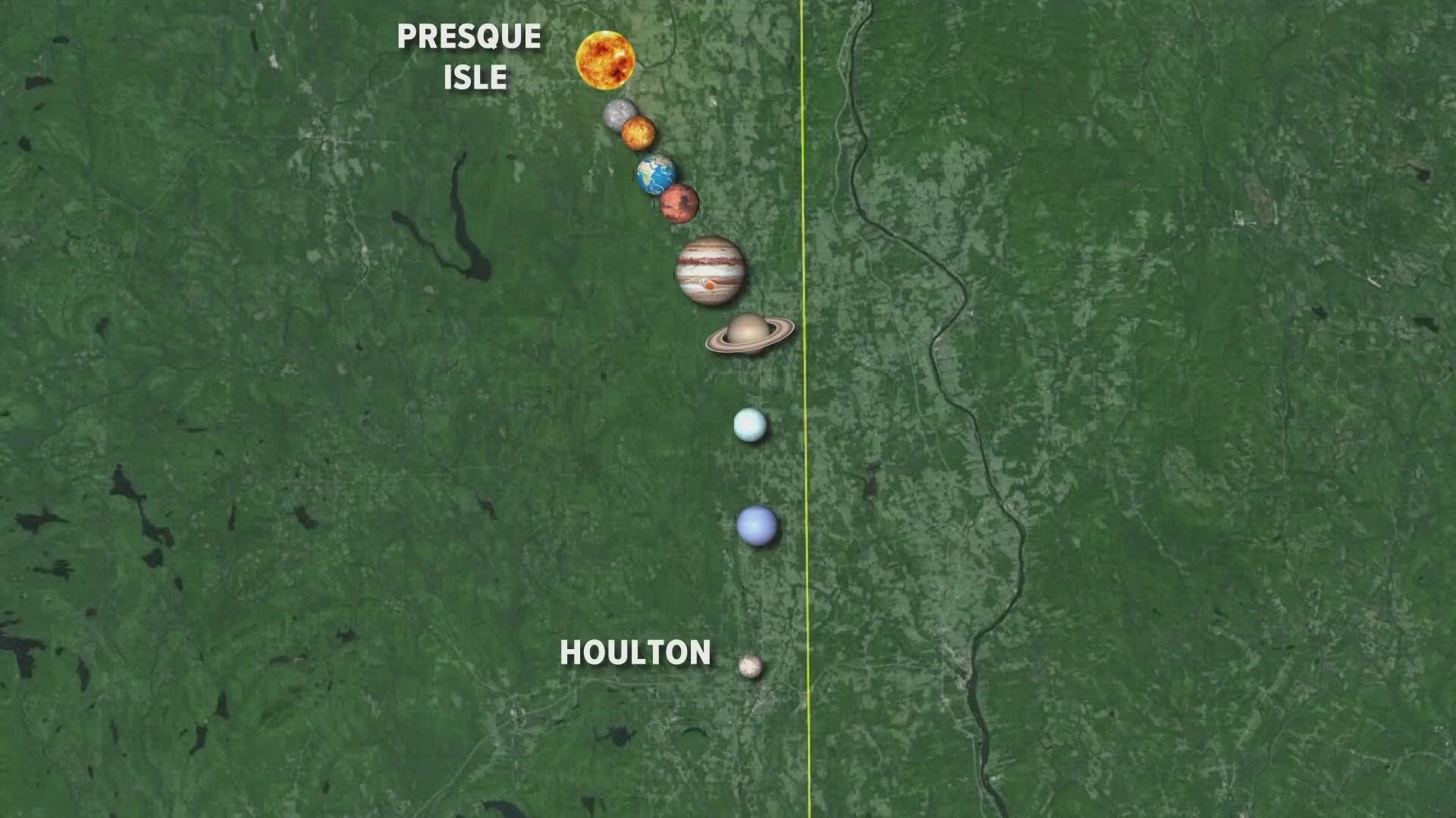 You can take a tour of the solar system in Aroostook County ...
