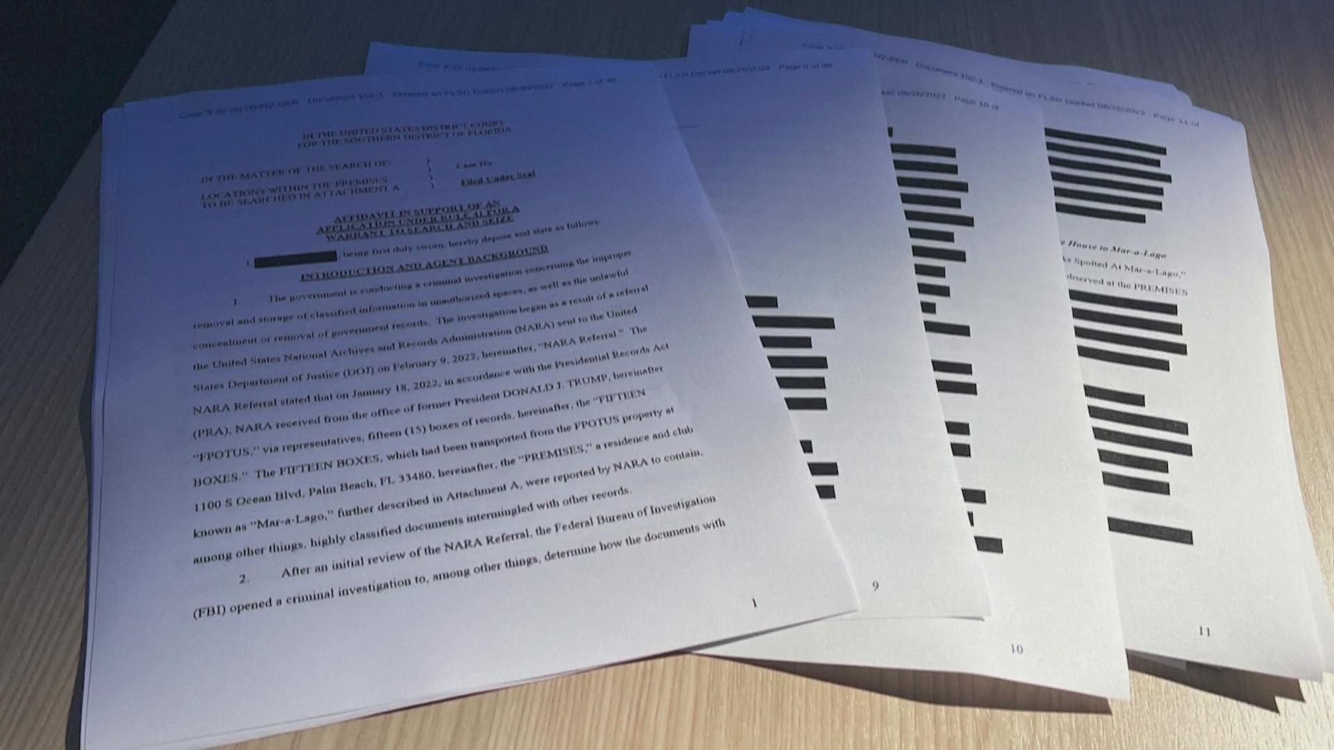 Trump affidavit revealed 184 documents had classified markings ...