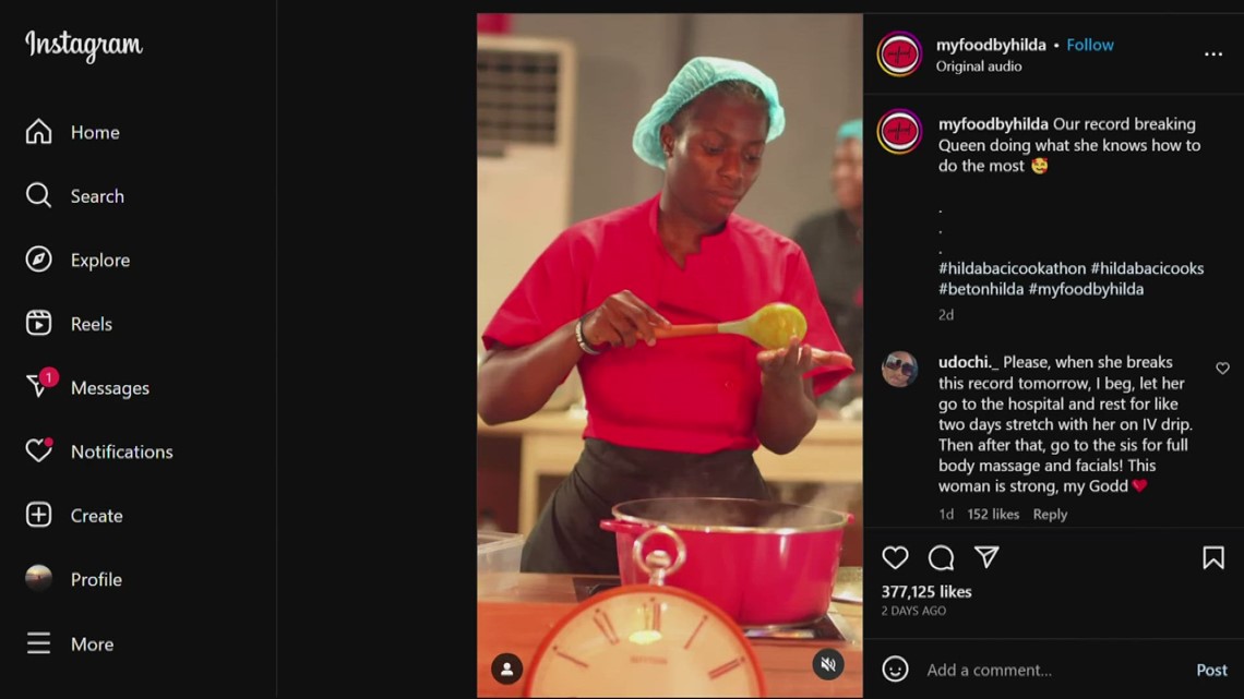 Nigerian chef sets new cooking record | newscentermaine.com