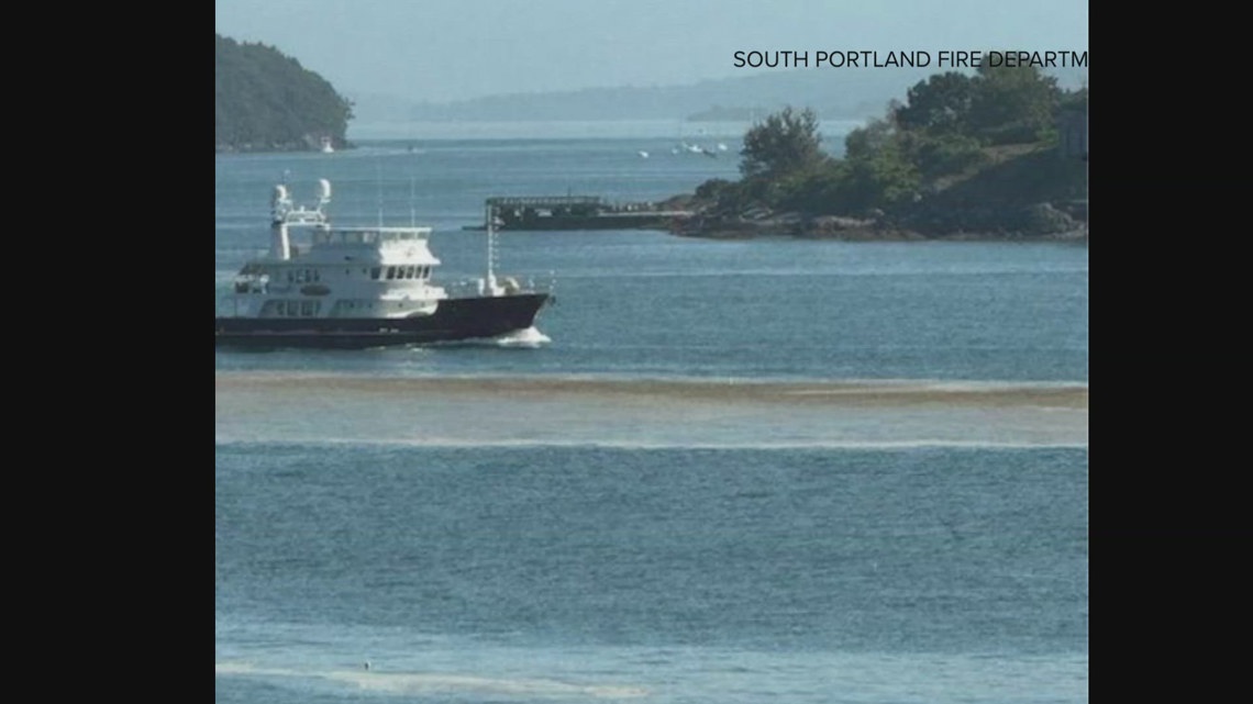 Boat traffic during low tide stirs up seafloor debris in Portland ...