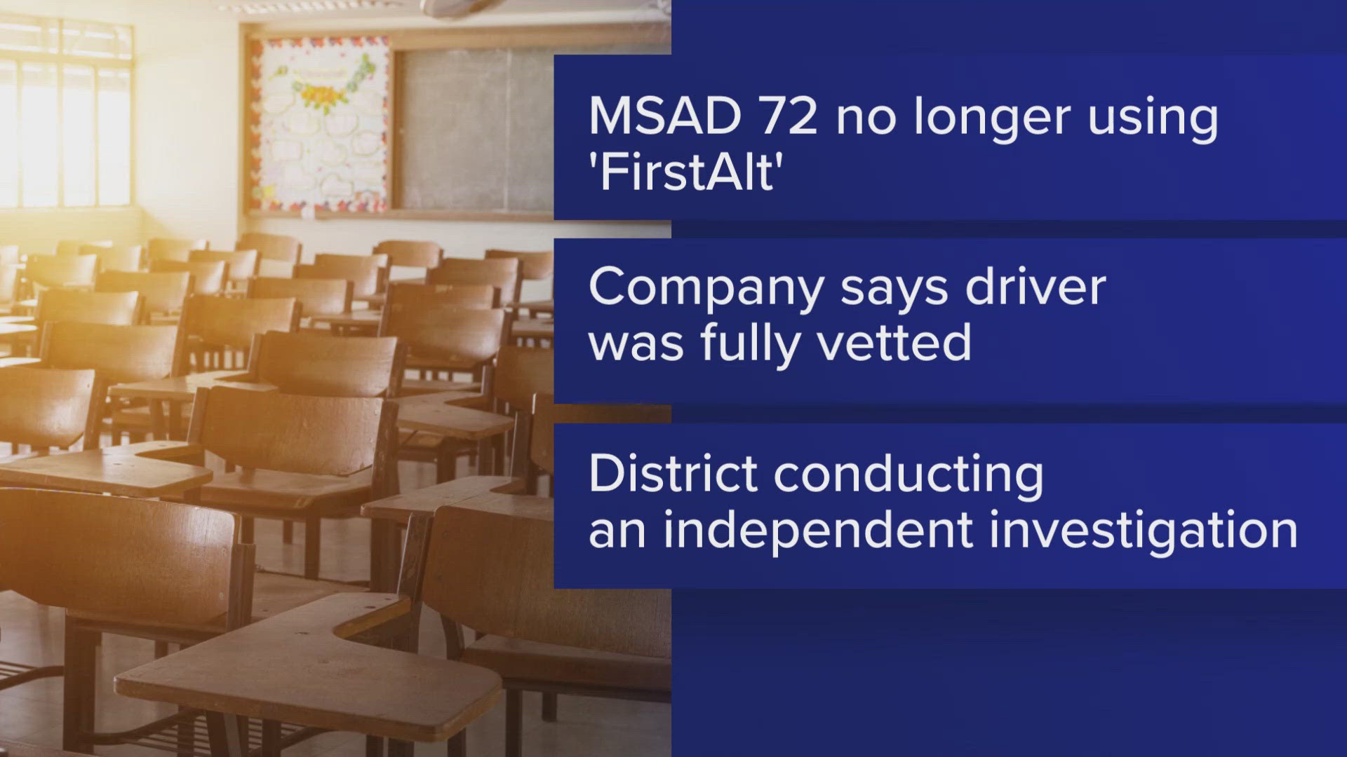 MSAD 72 fires bus contractor after student goes missing for hours ...