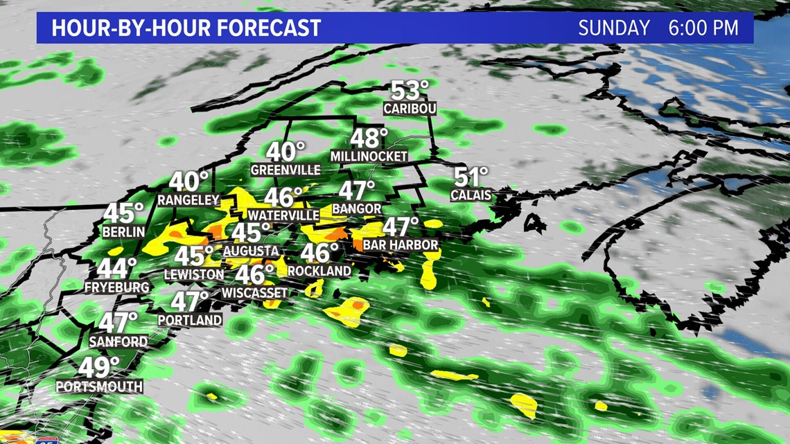 New hour by hour forecast | newscentermaine.com