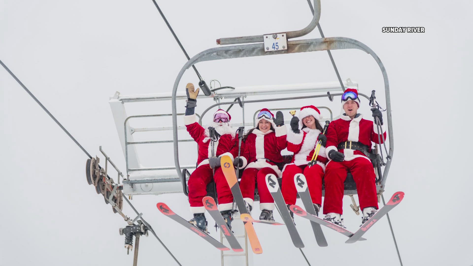 Sunday River hosts its annual 'Santa Sunday' | newscentermaine.com