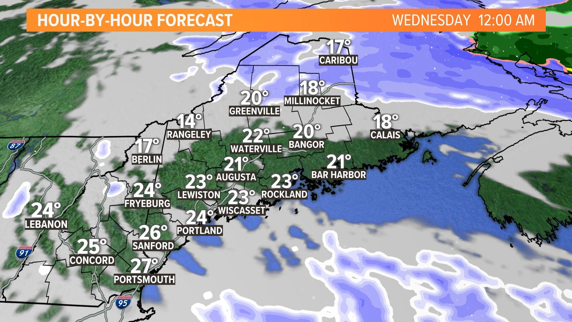Maine's first significant snowfall of the season could come this week ...